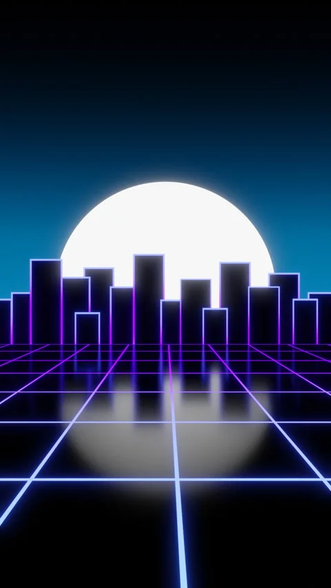 Neon Moon Video Stock Video Footage | Royalty Free Neon Moon Video ...