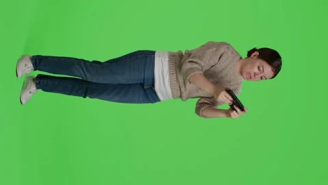 Vertical video: Side view of female mode... | Stock Video | Pond5