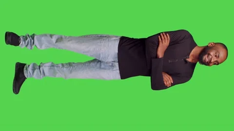 Vertical video: Side view of friendly ca... | Stock Video | Pond5