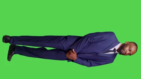 Vertical video: Side view of young offic... | Stock Video | Pond5