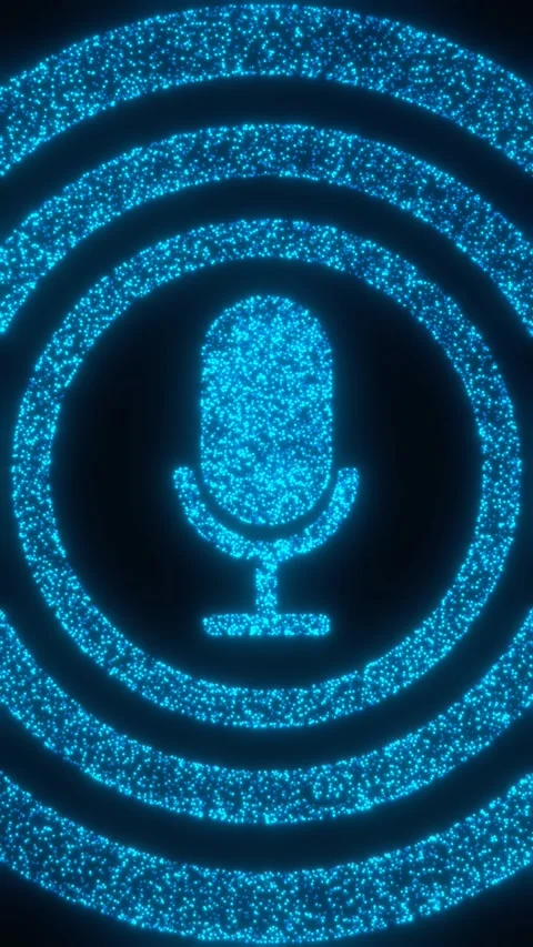 Voice Recording Icon Stock Video Footage | Royalty Free Voice Recording ...