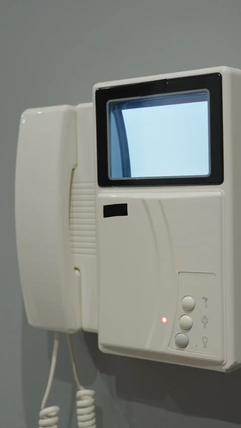 Vertical video. Wall-Mounted White Inter... | Stock Video | Pond5