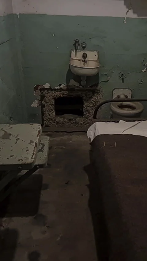 Vertical View of Alcatraz Prison Prison ... | Stock Video | Pond5