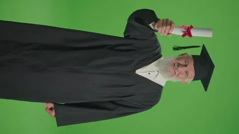 Vertical view. Green Screen. A Portrait ... | Stock Video | Pond5