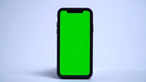 Vertically positioned smartphone with bl... | Stock Video | Pond5