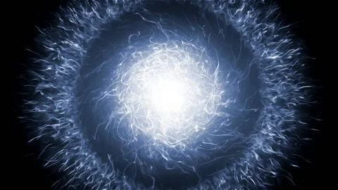 Very bright core of radiation from an al... | Stock Video | Pond5