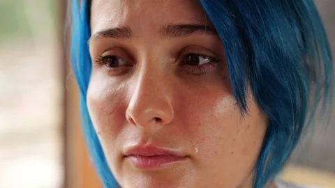 Very close portrait of the face of a wee... | Stock Video | Pond5