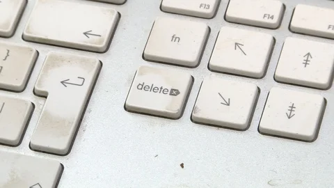 Very dirty keyboard with dust. | Stock Video | Pond5