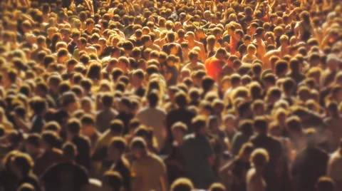 Large Crowd Stock Video Footage | Royalty Free Large Crowd Videos | Pond5