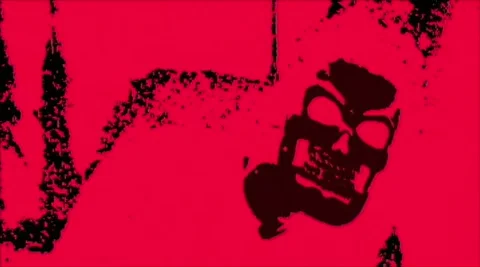 A very scary skeleton monster (horror,sc... | Stock Video | Pond5