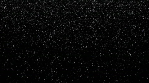 Very small snow flakes falling on black ... | Stock Video | Pond5