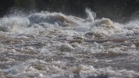 Raging River Stock Footage ~ Royalty Free Stock Videos | Pond5