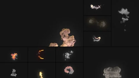 VFX Fire Elements for After Effects ~ After Effects #261796617