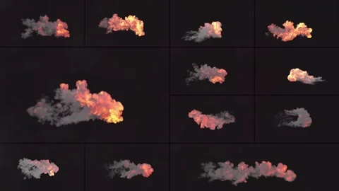 VFX Fire Elements for After Effects ~ After Effects #266769983