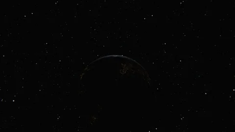 A VFX realistic animation of a solar ecl... | Stock Video | Pond5