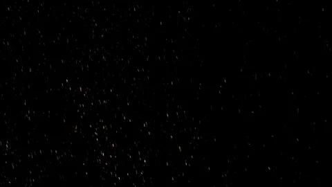 VFX Snowstorm on black screen | Stock Video | Pond5