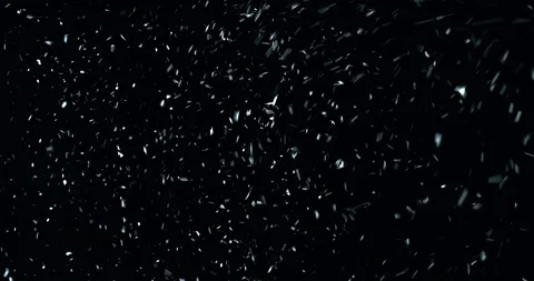 VFX Snowstorm on black screen | Stock Video | Pond5