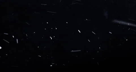 VFX Snowstorm on black screen | Stock Video | Pond5