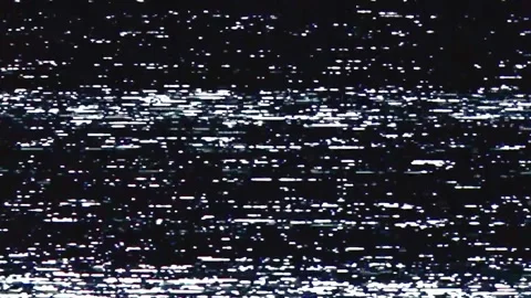 VHS Analog TV Static Noise Glitch Distor... | Stock Video | Pond5
