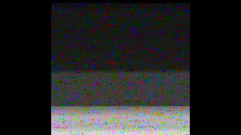 VHS cassette. Screen error. White TV noi... | Stock Video | Pond5