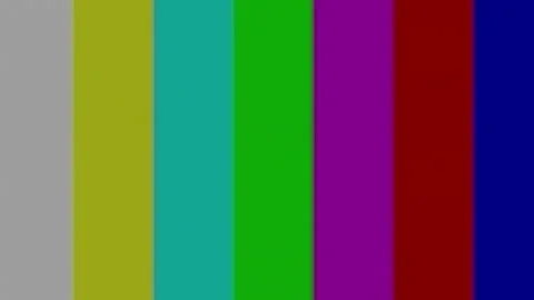 VHS Color Bars Test Image from a VHS Cam... | Stock Video | Pond5