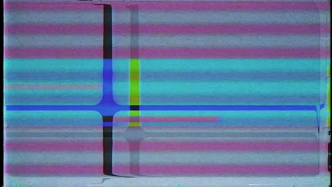 VHS defects noise and artifacts, glitche... | Stock Video | Pond5