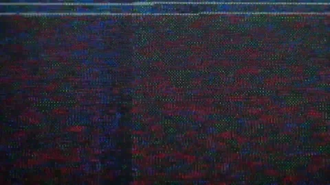 VHS defects, noise and artifacts. | Stock Video | Pond5