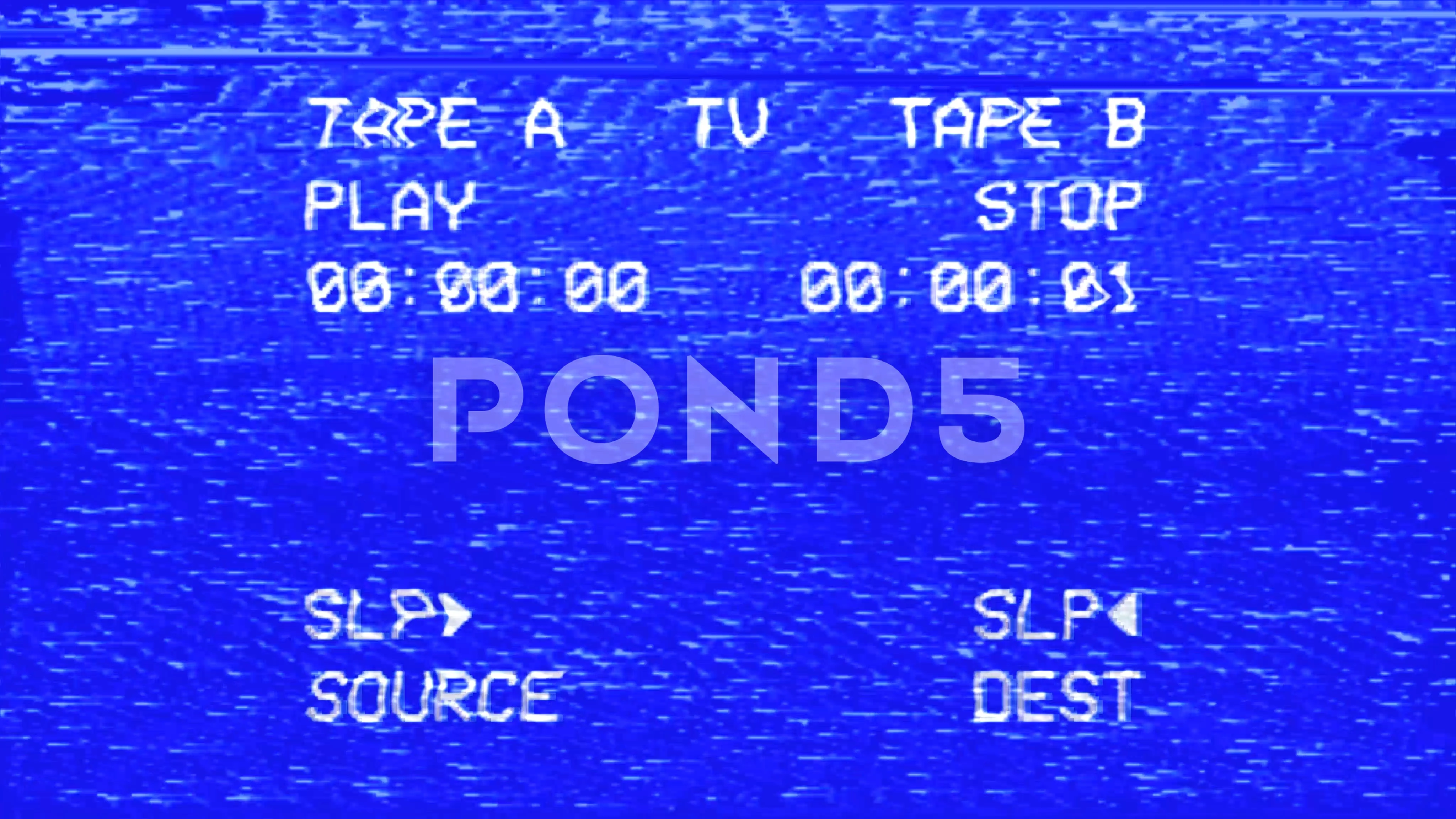 Vhs Blue Screen Stop