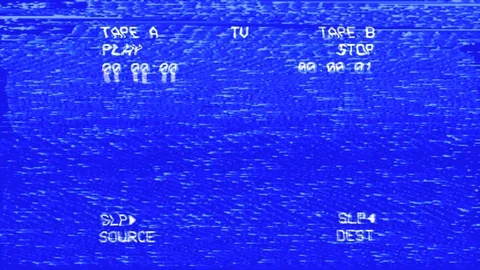 VHS double tape press play | Stock Video | Pond5