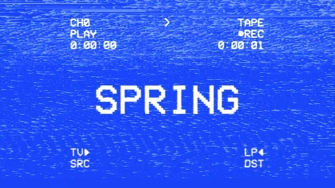 VHS double tape spring | Stock Video | Pond5