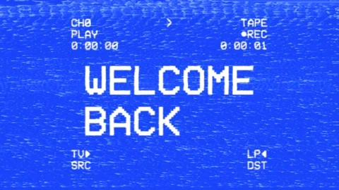 VHS double tape welcome back | Stock Video | Pond5