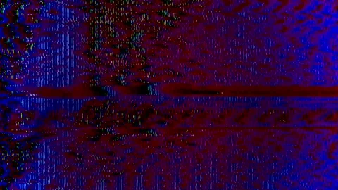 VHS effect in format of red horizontal s... | Stock Video | Pond5