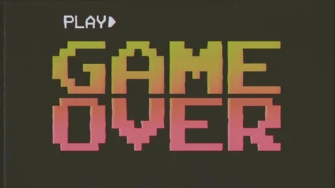 8 Bit Game Over Stock Footage ~ Royalty Free Stock Videos | Pond5