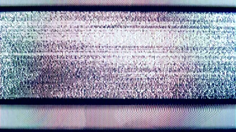 VHS glitch screen noise texture. No sign... | Stock Video | Pond5