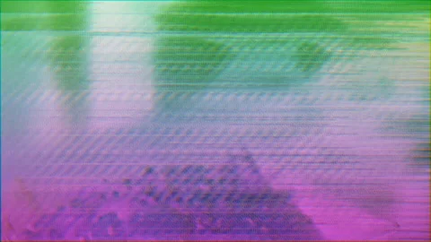 Vhs glitches, digital data error dynamic... | Stock Video | Pond5
