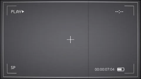 VHS interface for overlay and transition | Stock Video | Pond5