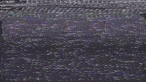 VHS Matte TV Noise Overlay | Stock Video | Pond5
