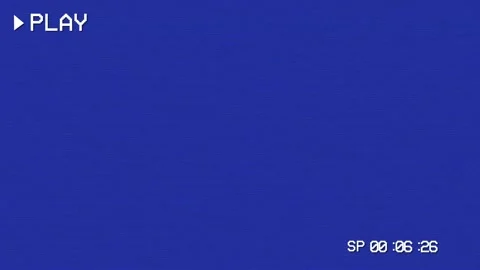 Vhs Blue Screen Stock Footage ~ Royalty Free Stock Videos | Pond5