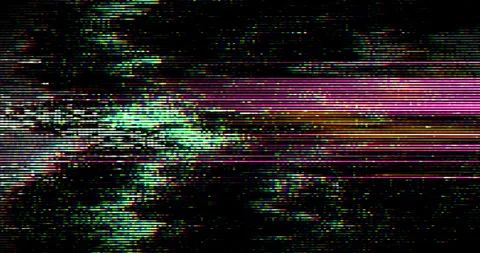 VHS noise glitch effect with ‘No Signa... | Stock Video | Pond5