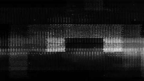 Vhs noise glitch. Tv no signal. Noise ov... | Stock Video | Pond5