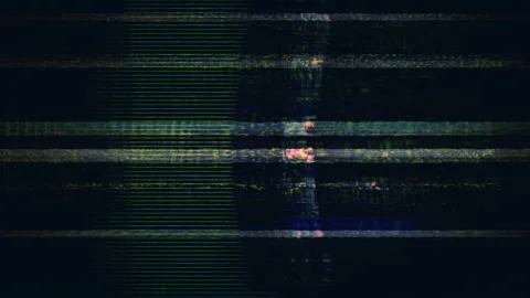 Vhs noise glitch. Tv no signal. Noise ov... | Stock Video | Pond5