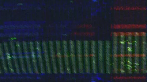 Vhs noise glitch. Tv no signal. Noise ov... | Stock Video | Pond5