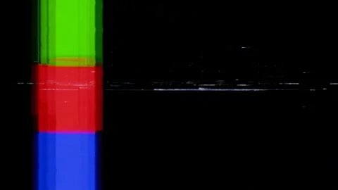 VHS noise RGB vertical bar | Stock Video | Pond5