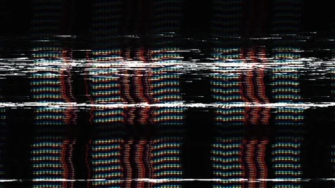 VHS noise with TV static - vj loop, art ... | Stock Video | Pond5