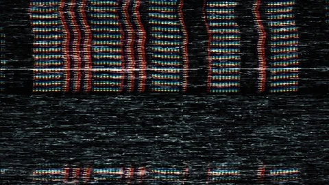 VHS noise with TV static - vj loop, art ... | Stock Video | Pond5