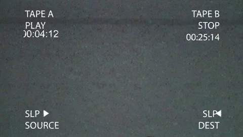 VHS overlay video looping background of ... | Stock Video | Pond5