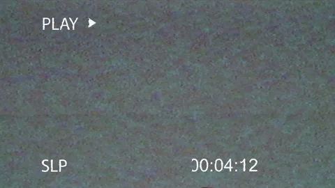 VHS overlay video looping background of ... | Stock Video | Pond5