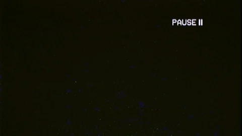 VHS pause ang top right | Stock Video | Pond5