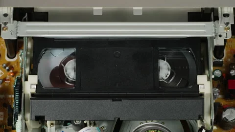 VHS PLAYER, Old video recorder inside cl... | Stock Video | Pond5