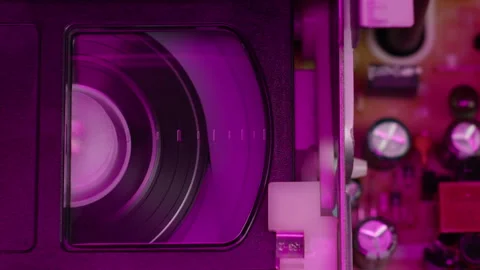 VHS PLAYER, Old video recorder inside cl... | Stock Video | Pond5